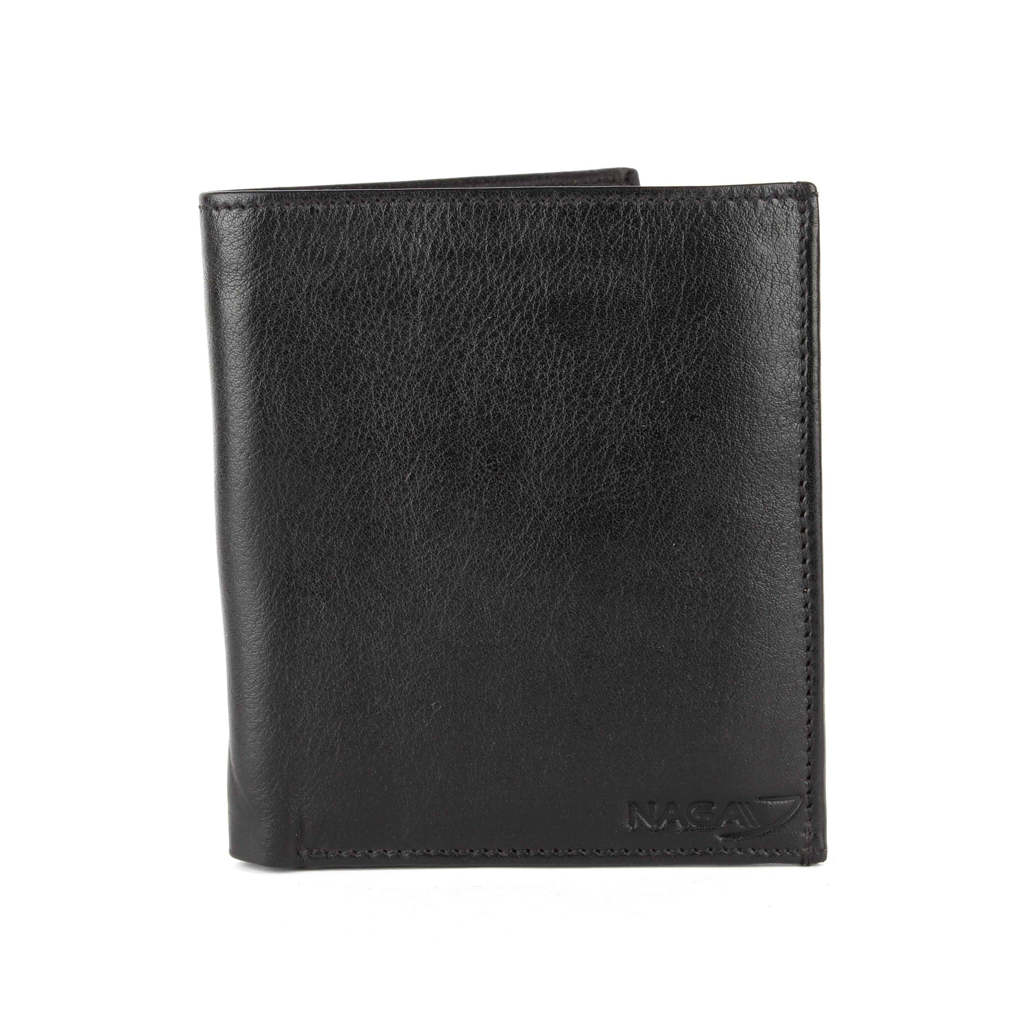 Leather Wallet Bi-Fold Vertical